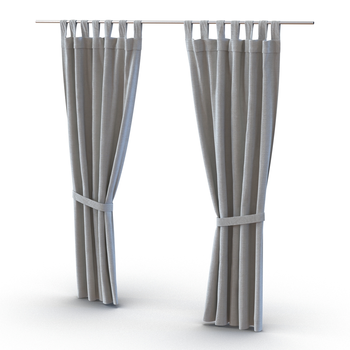 curtain gray 3d c4d