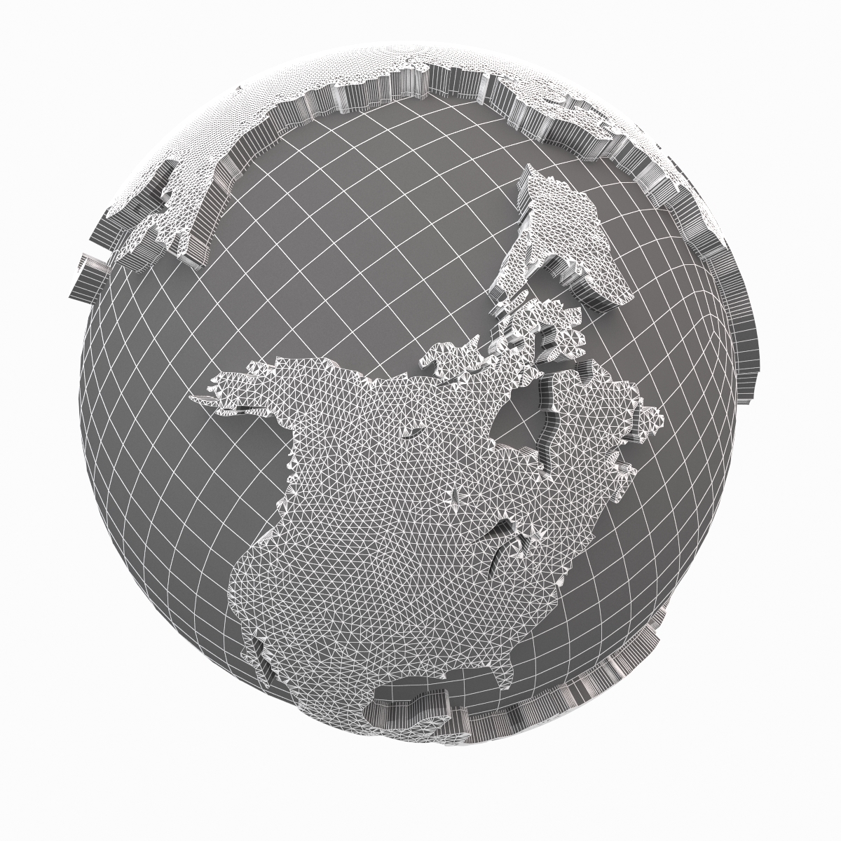 cartoon planet 3d obj