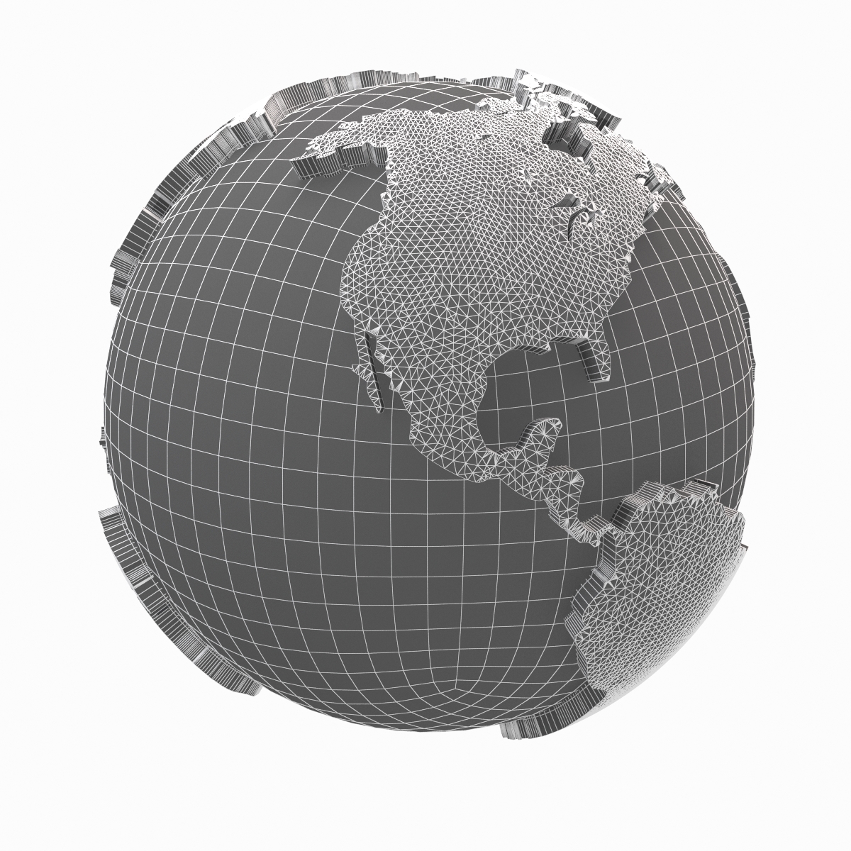 cartoon planet 3d obj