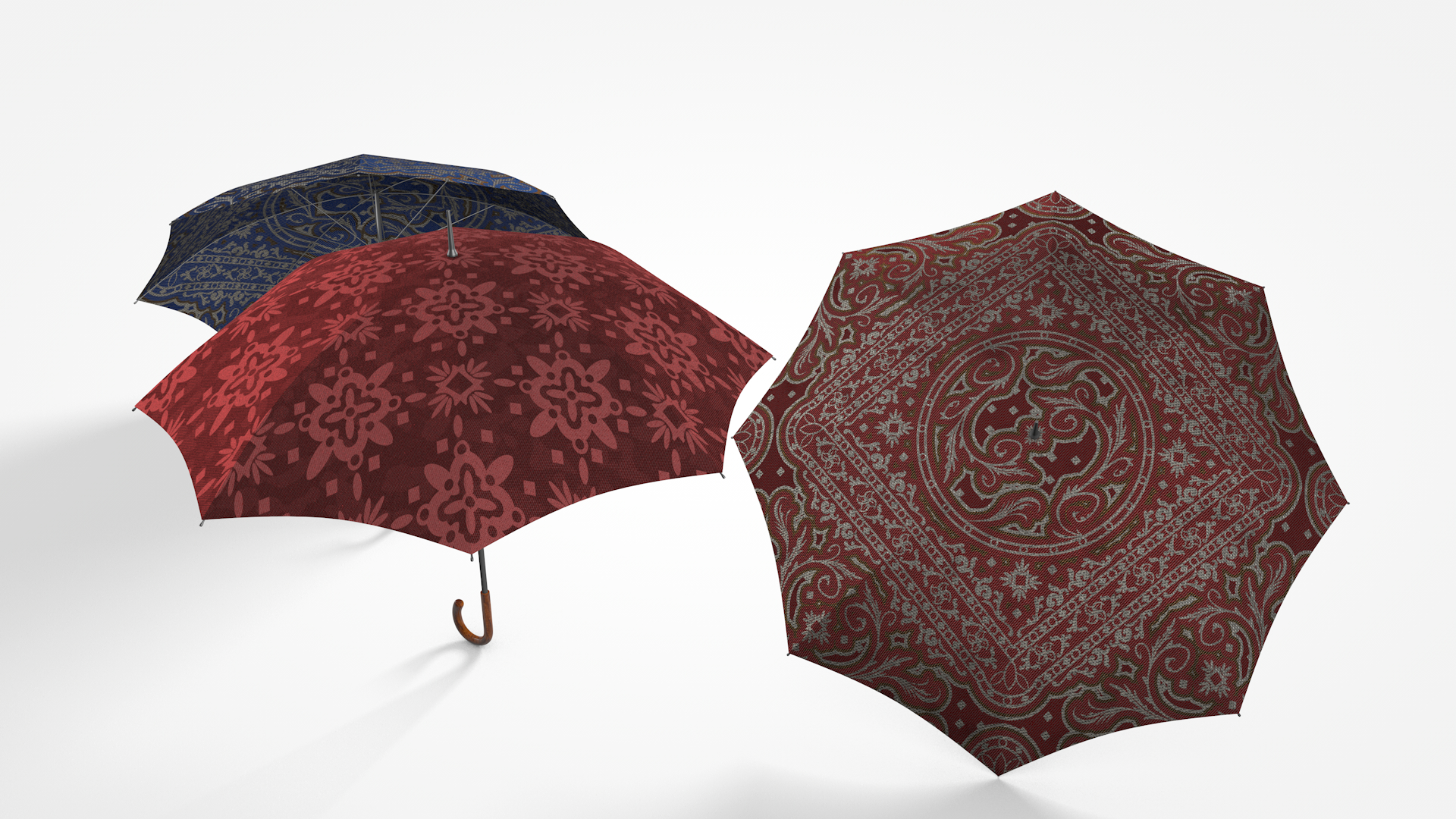 umbrellas 3d model