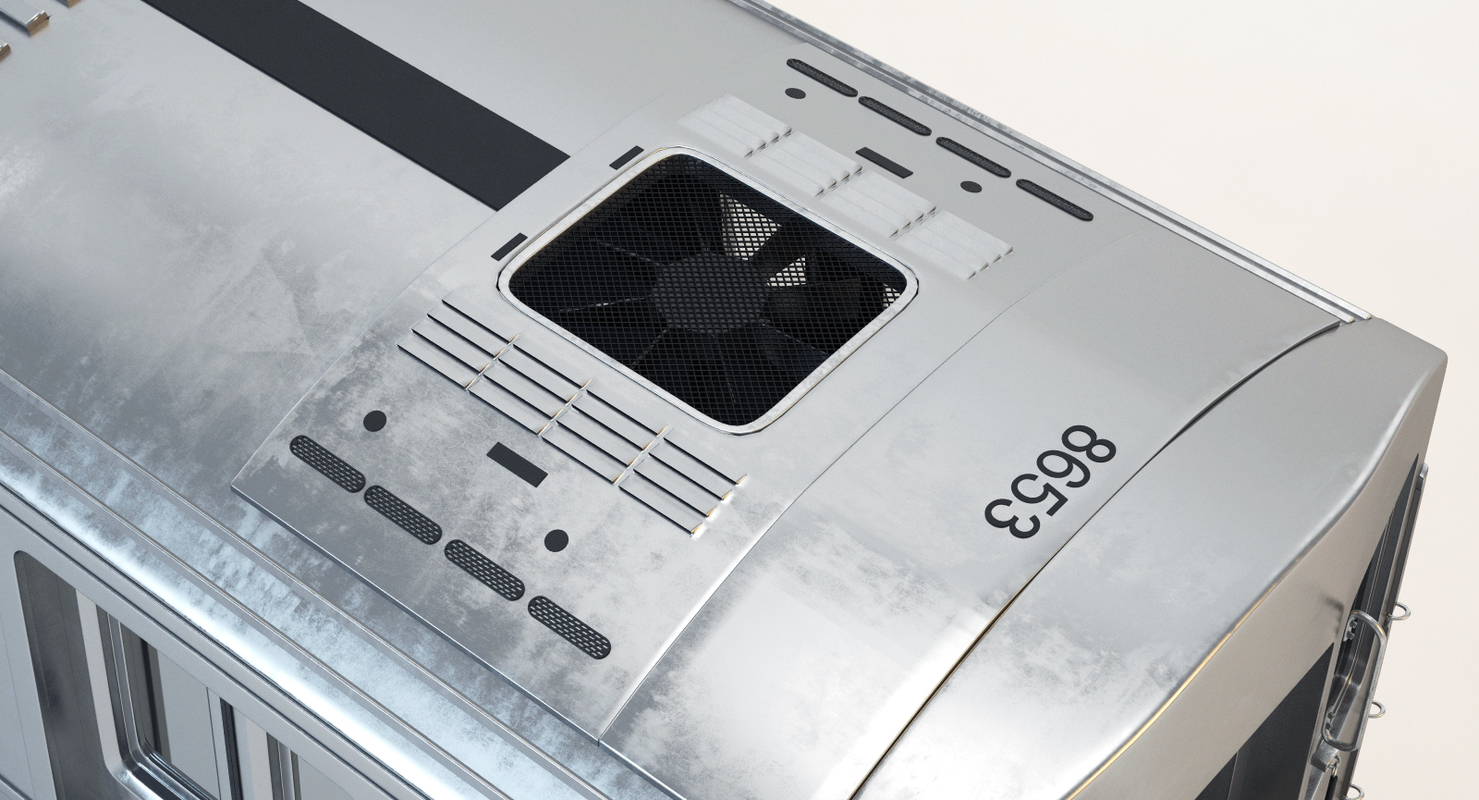 3d new york r160 subway train