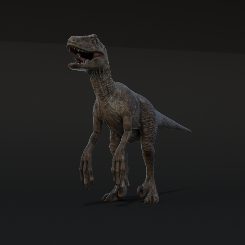 max realistic velociraptor raptor