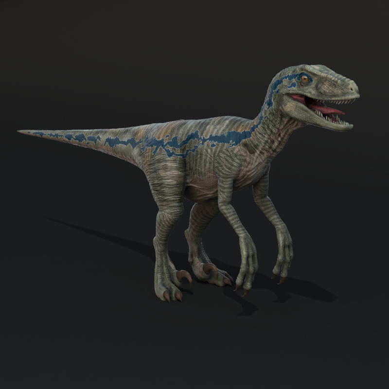 max realistic velociraptor raptor