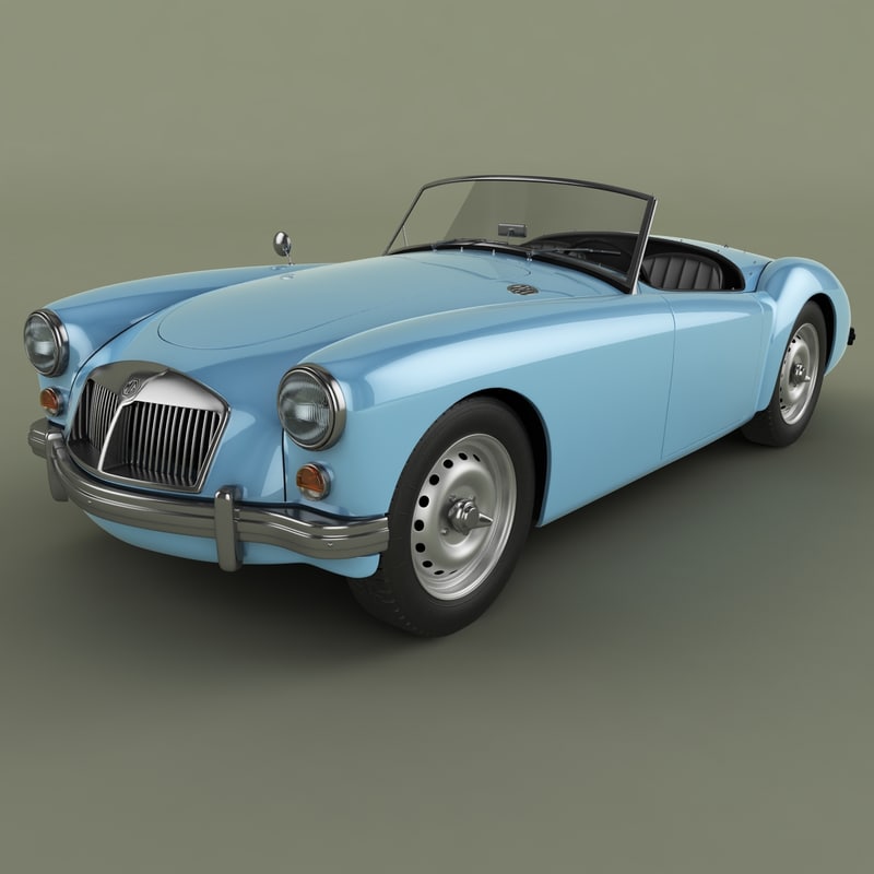 mg mga mk2 3d model