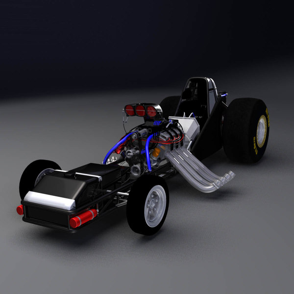 3d model funny car