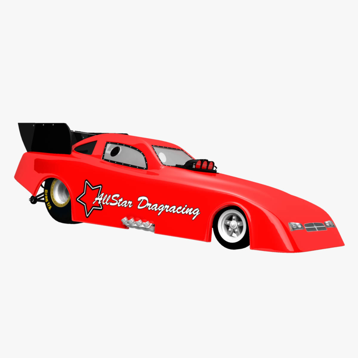 3d model funny car
