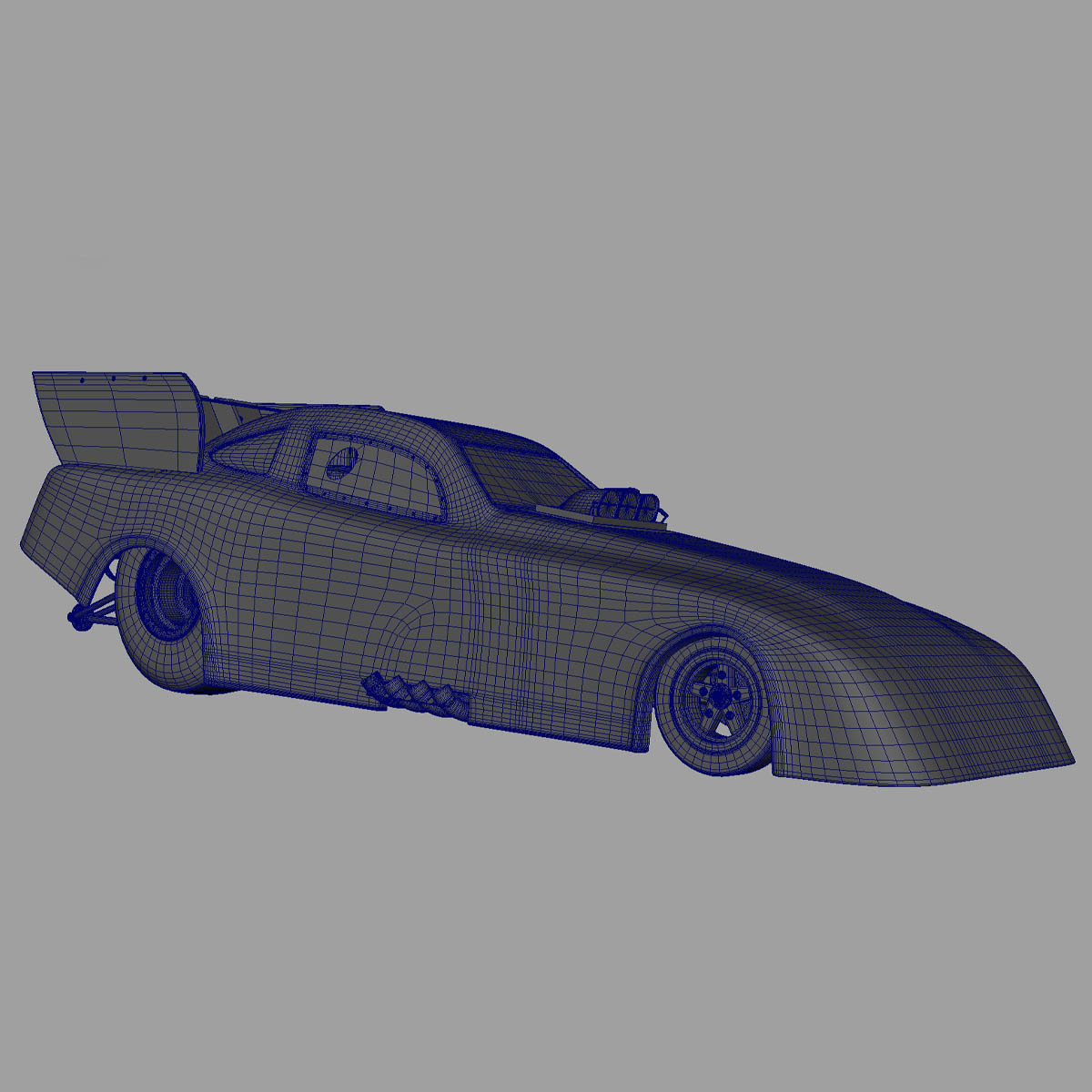 3d model funny car