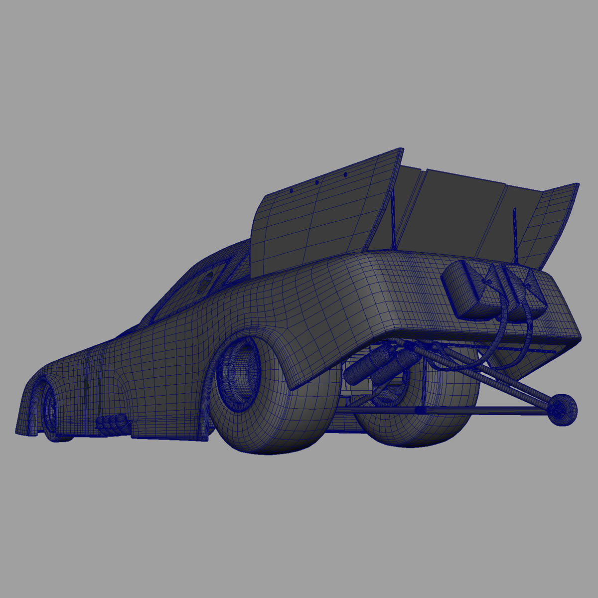 3d model funny car
