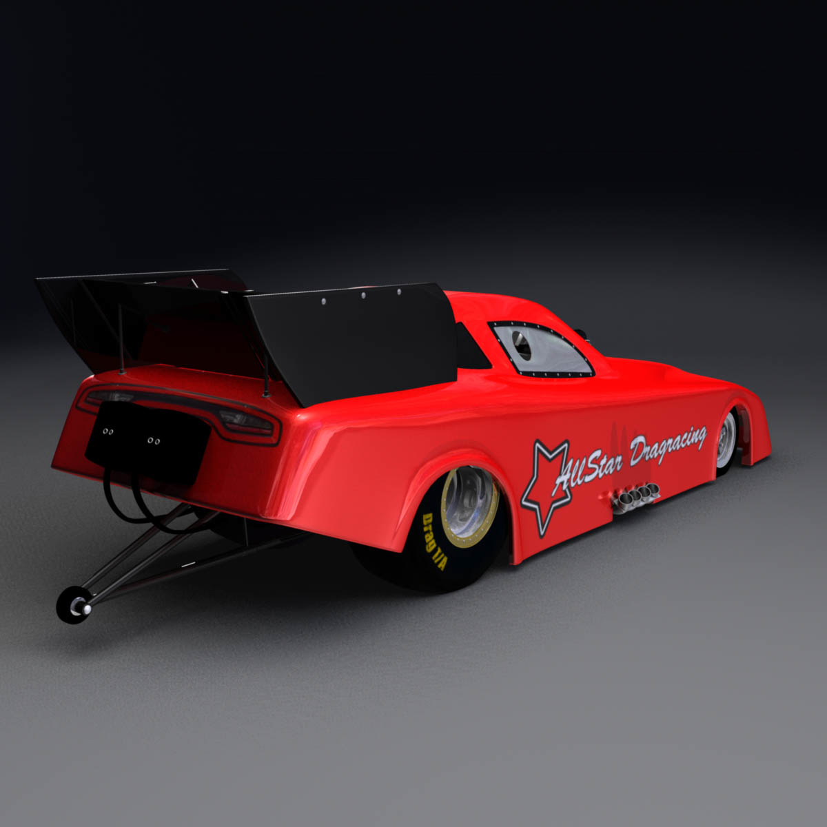 3d model funny car