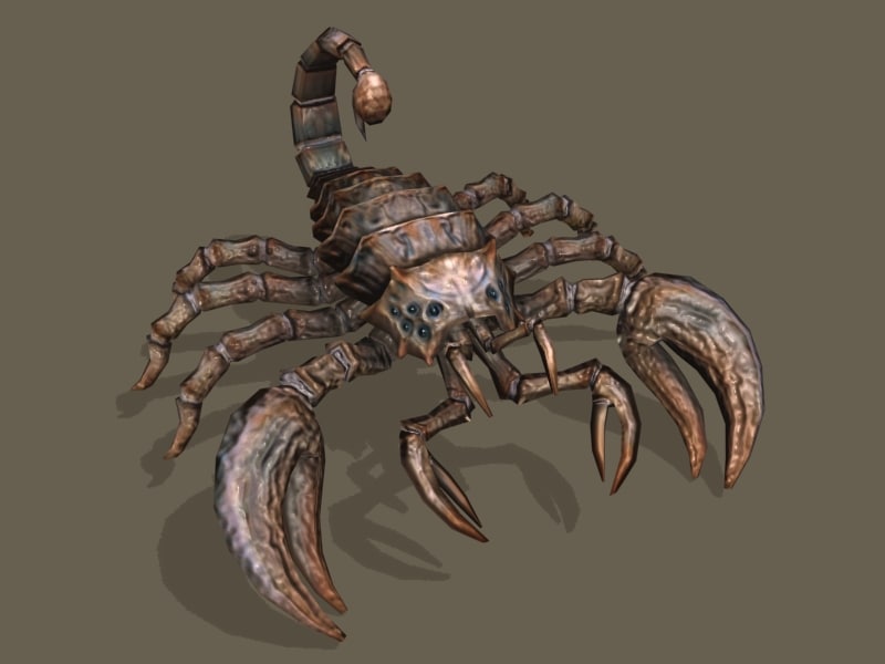 3d model mutant scorpion