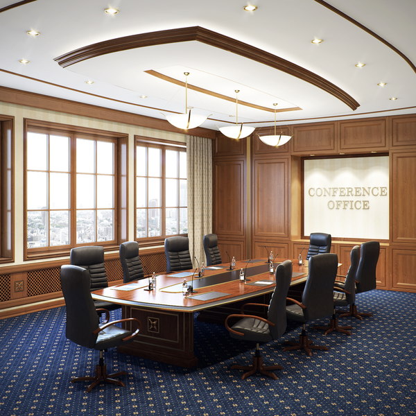 3d conference room model