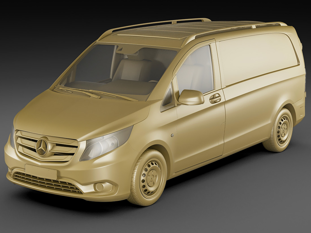 3d mercedes vito 2016 model
