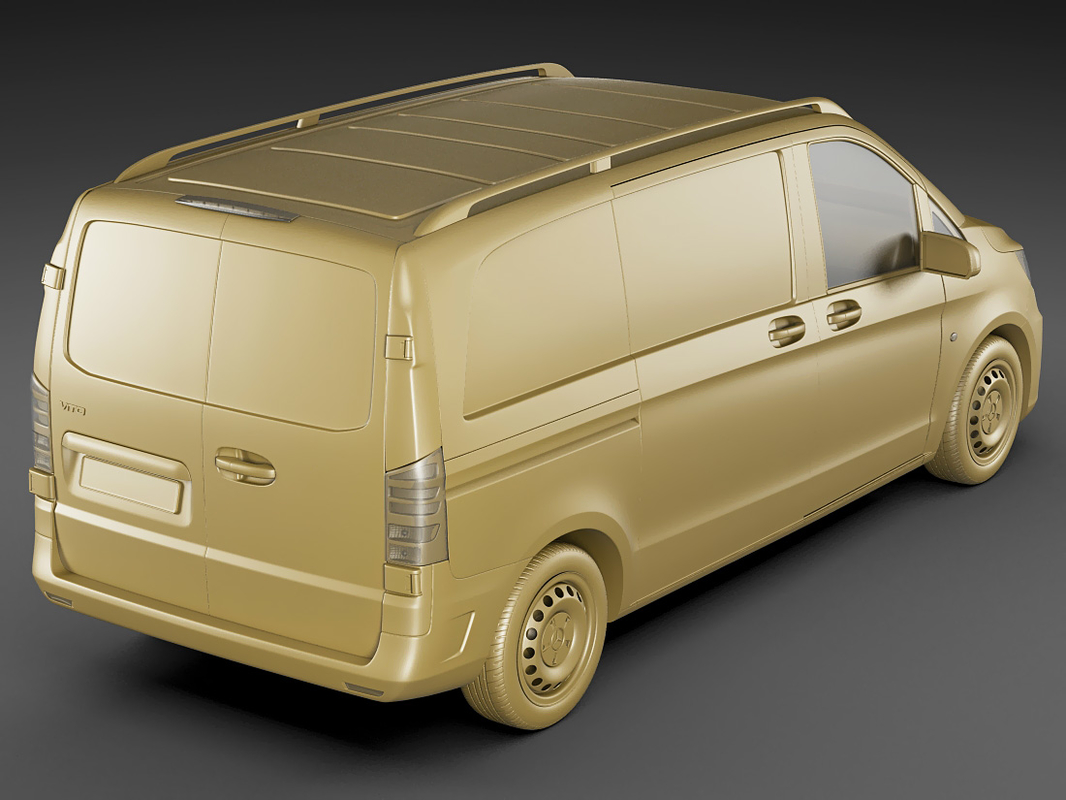 3d mercedes vito 2016 model