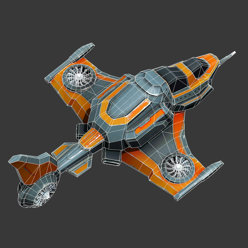 sci-fi modelled games 3d model