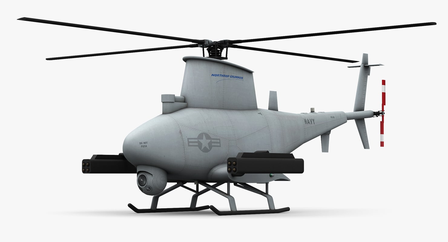 3d northrop grumman mq-8b scout