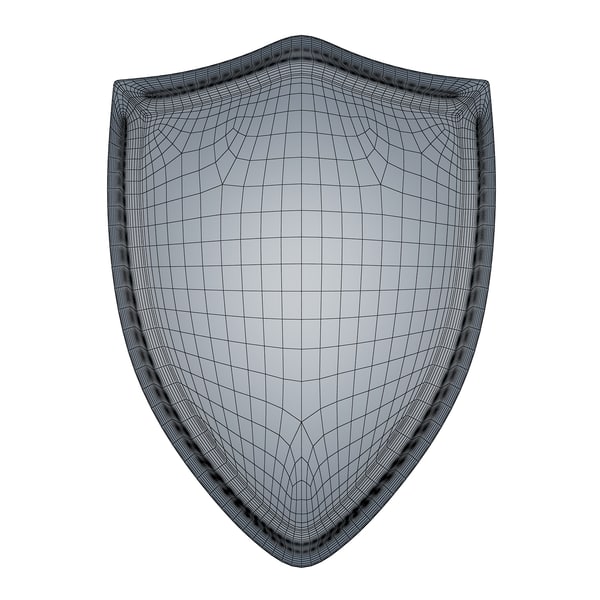shield icon 3d max