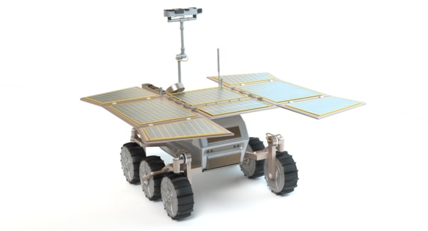 mars rover 3d model