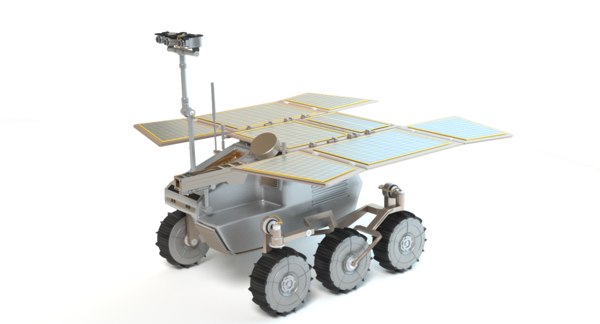 mars rover 3d model