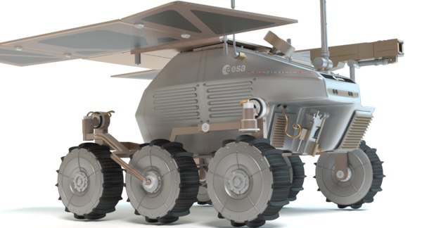 mars rover 3d model
