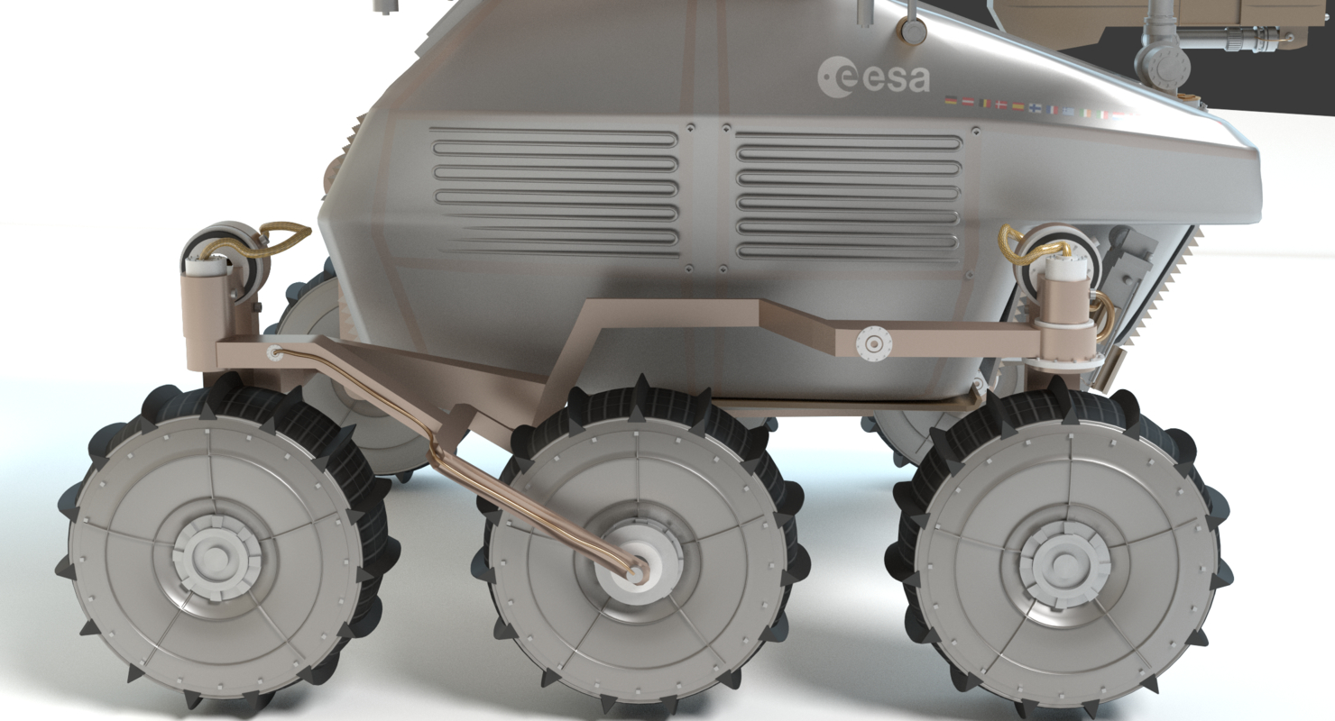 mars rover 3d model