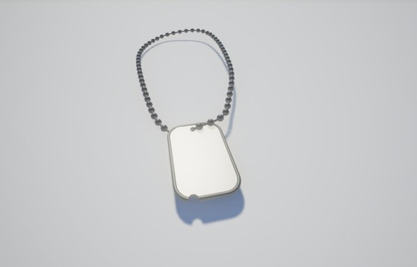 3d dog-tag dog tag