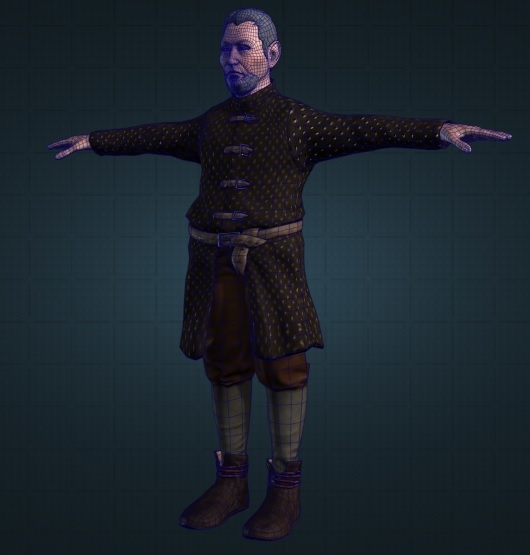 3d model old wizard