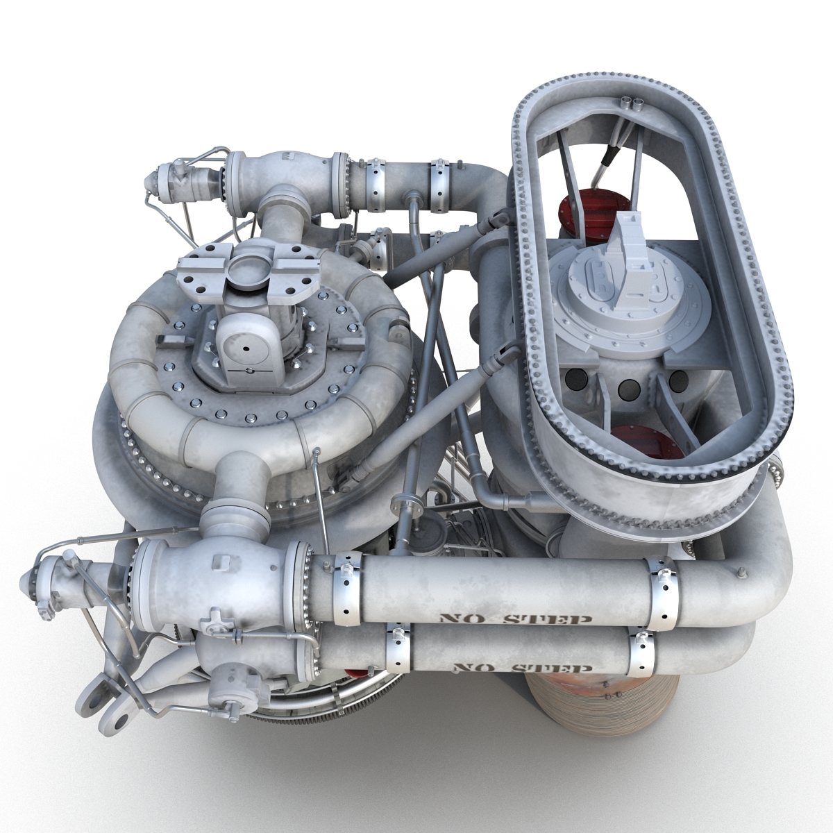 rocket engine 3d model