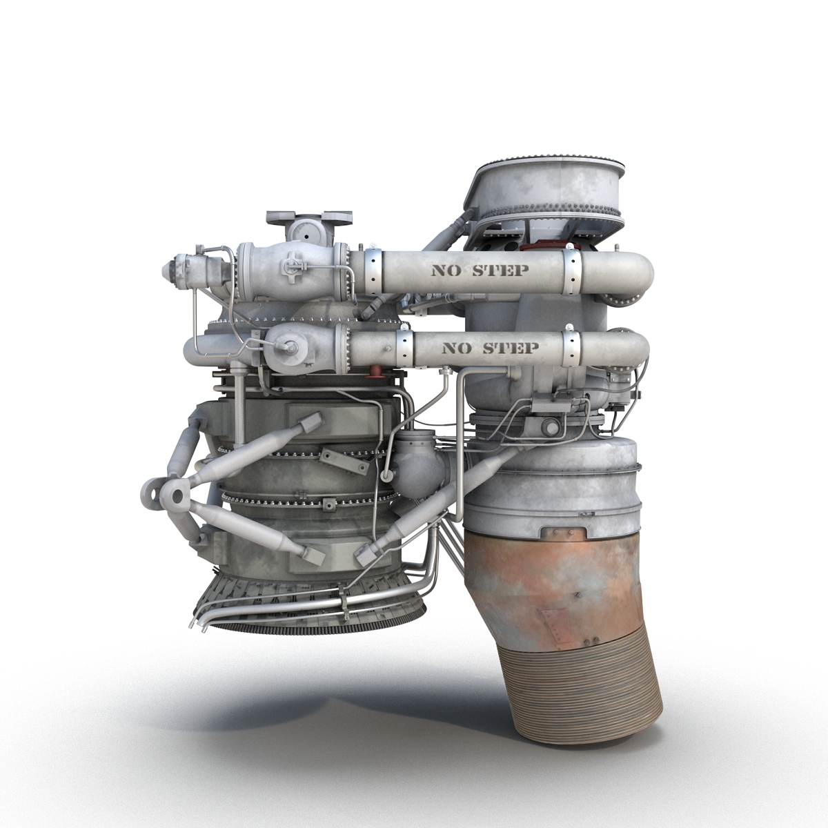 rocket engine 3d model