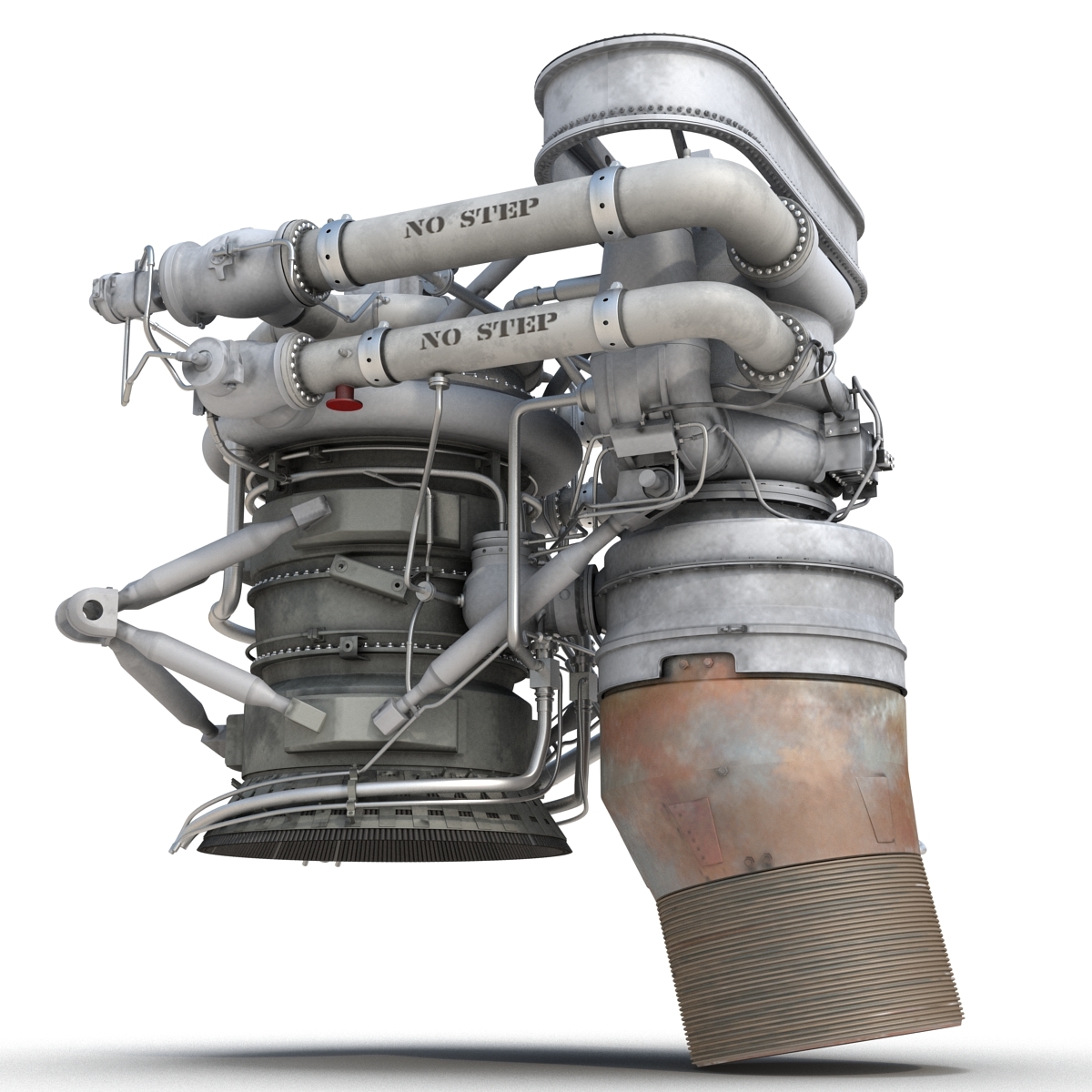 rocket engine 3d model