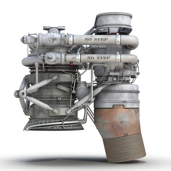 rocket engine 3d model