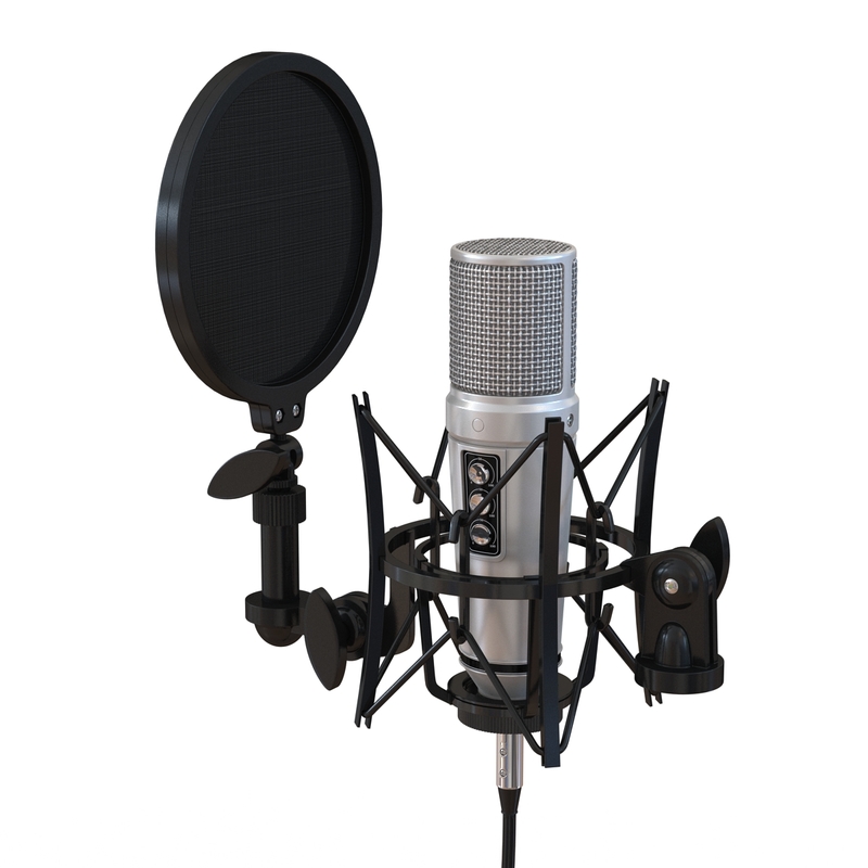3d studio microphone