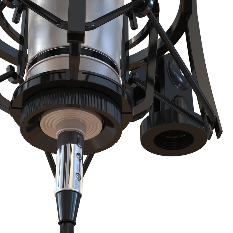 3d studio microphone