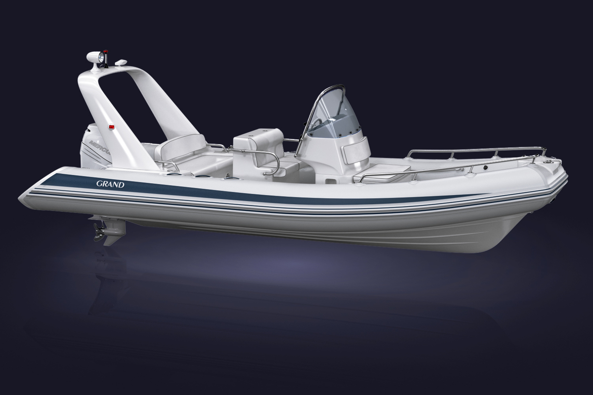 inflatable boat grand silver 3d max