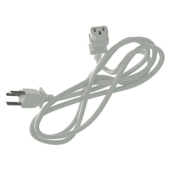 power cord white 3d model