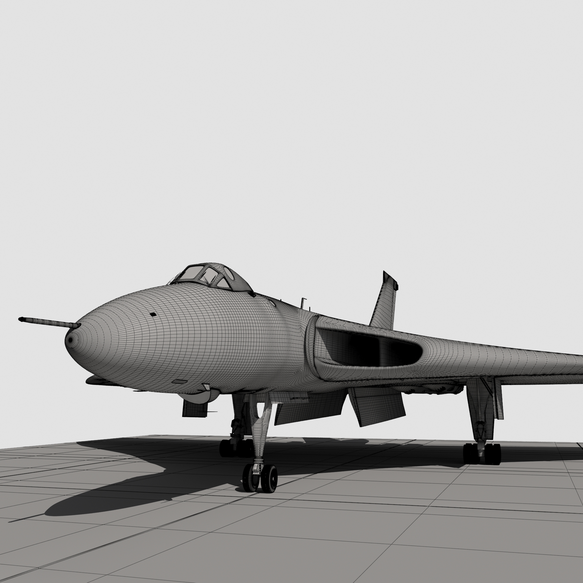 3d vulcan xh558 model