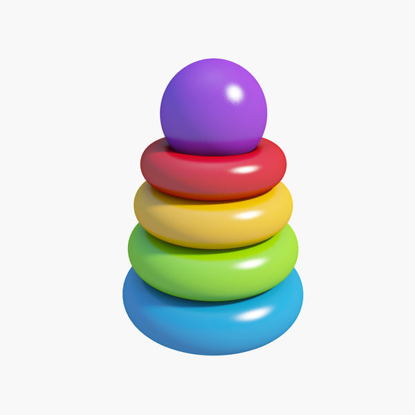 toy pyramid 3d model