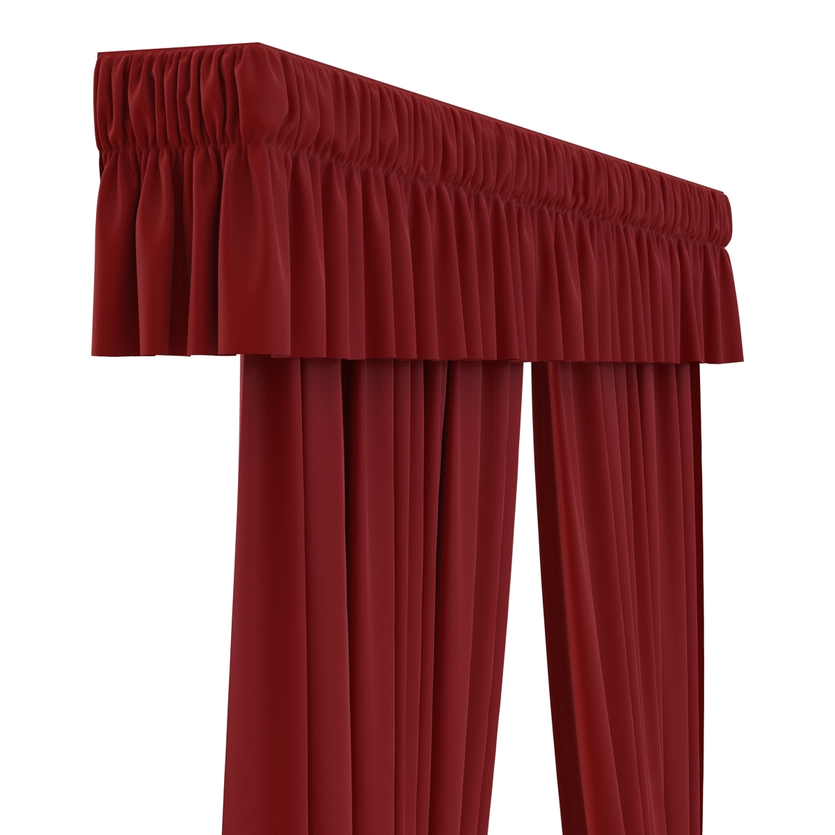 ma curtain 4 red
