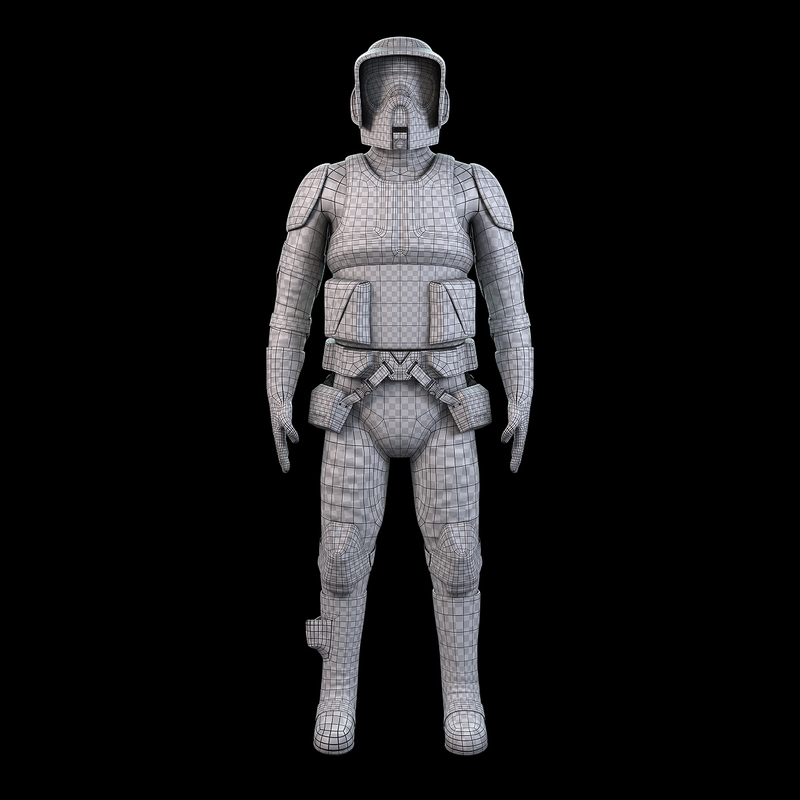 scout trooper 3d obj