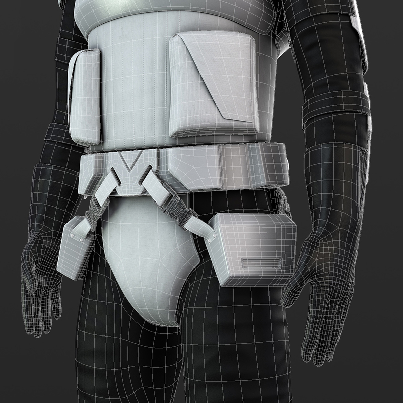 scout trooper 3d obj