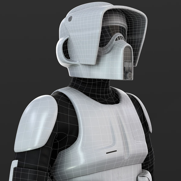 scout trooper 3d obj