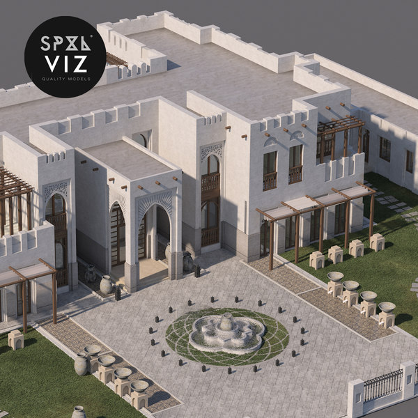 Arab House 3D Models for Download | TurboSquid