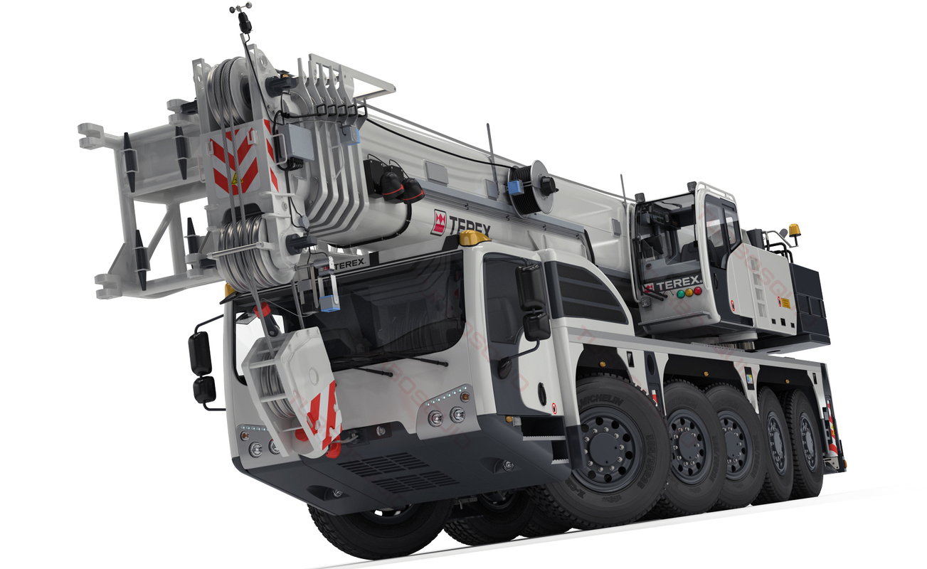 Terex explorer 5500 terrain 3D model - TurboSquid 1355450