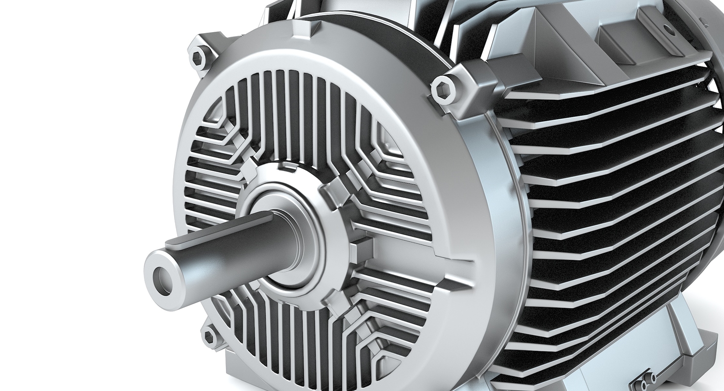 siemens electric motor 3d model