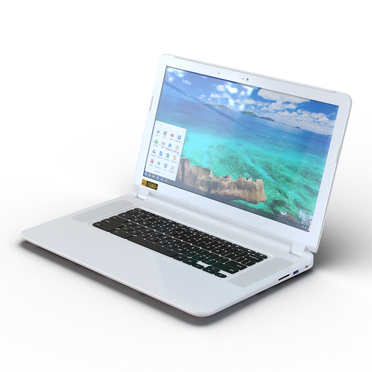 generic laptop 3d model