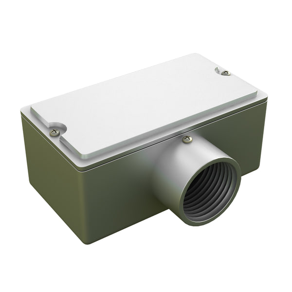 3d small electrical junction box model