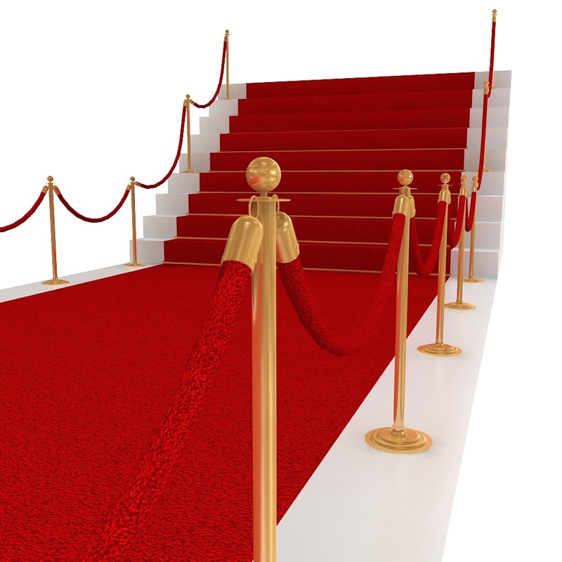 3d model red carpet