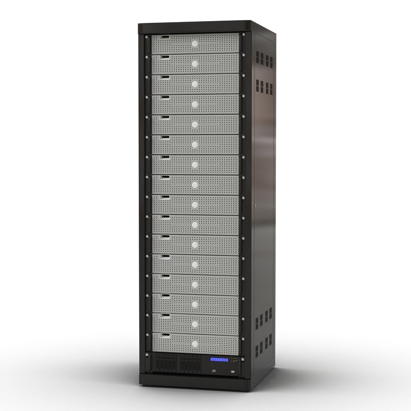 3d generic servers rack 3