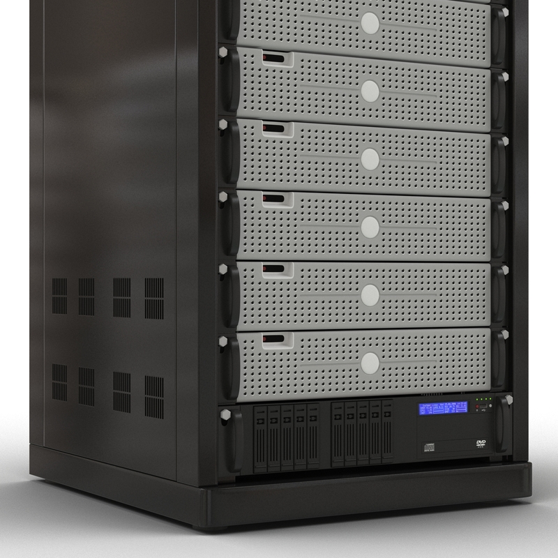 3d generic servers rack 3