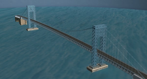 3d george washington bridge