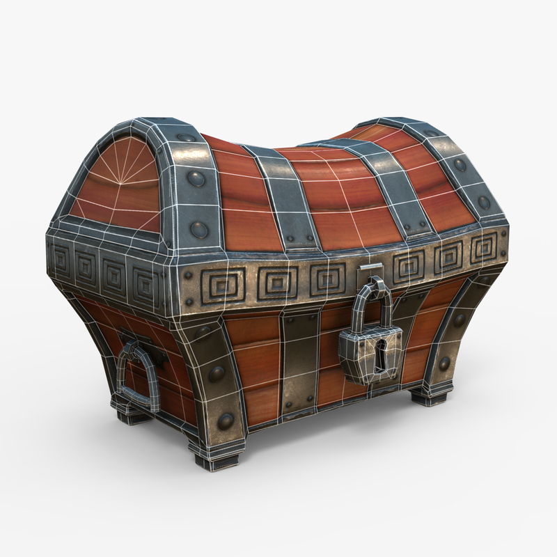 treasure chest 3d ma